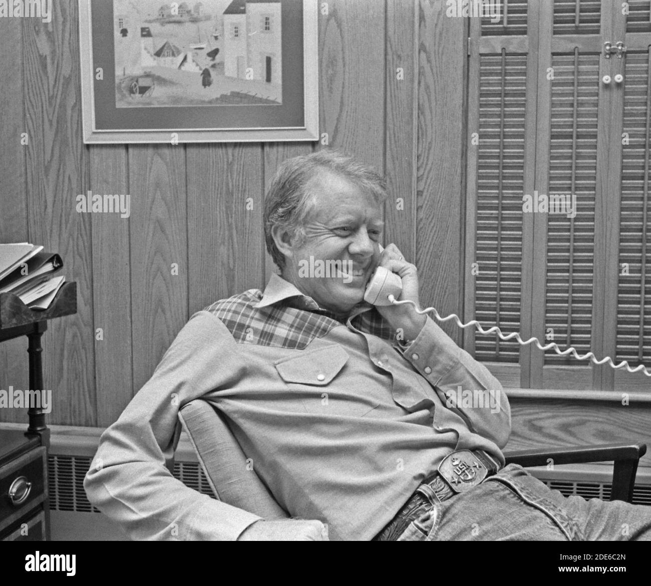 Jimmy Carter at Camp David ca. 13 September 1978 Stock Photo - Alamy