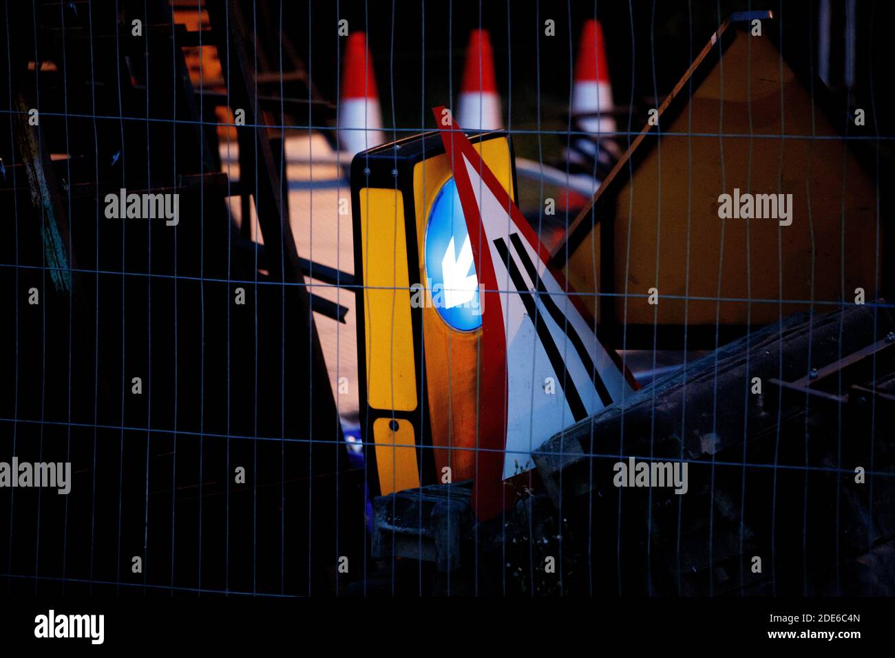 Illuminated road signs hi-res stock photography and images - Alamy