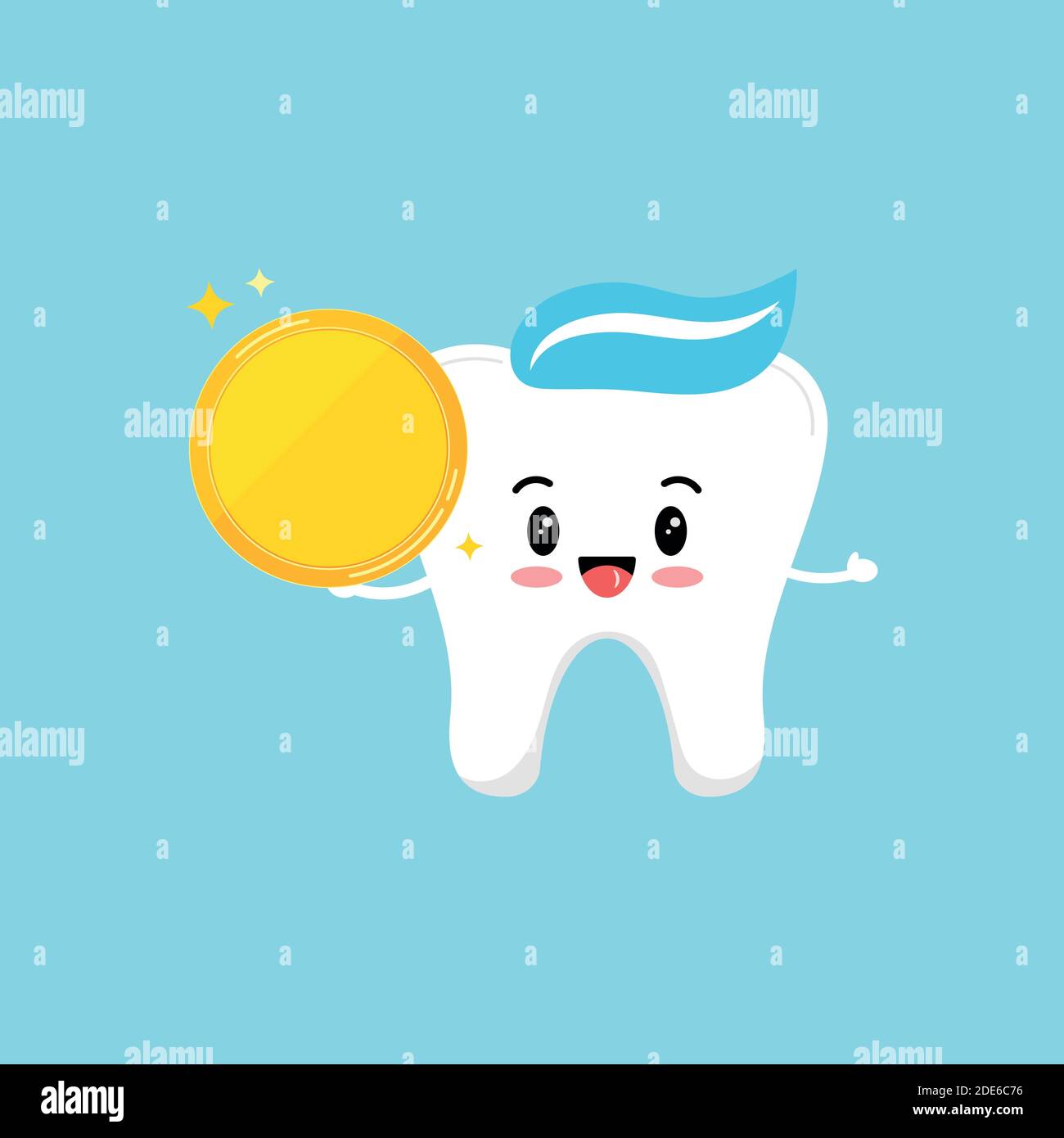 Golden tooth Stock Vector Images - Alamy
