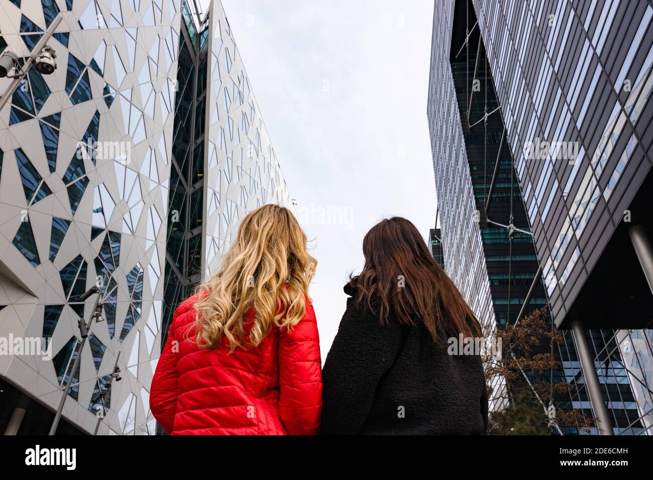 Blonde women from behind hi-res stock photography and images - Alamy