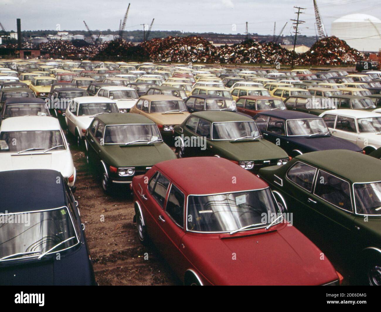 1970s scrap metal yard hi-res stock photography and images - Alamy