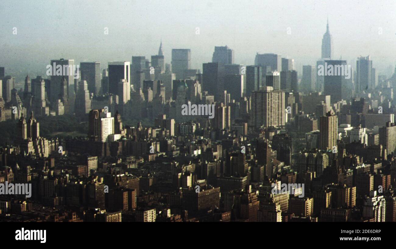 Buildings of Manhattan ca. 1973 Stock Photo - Alamy