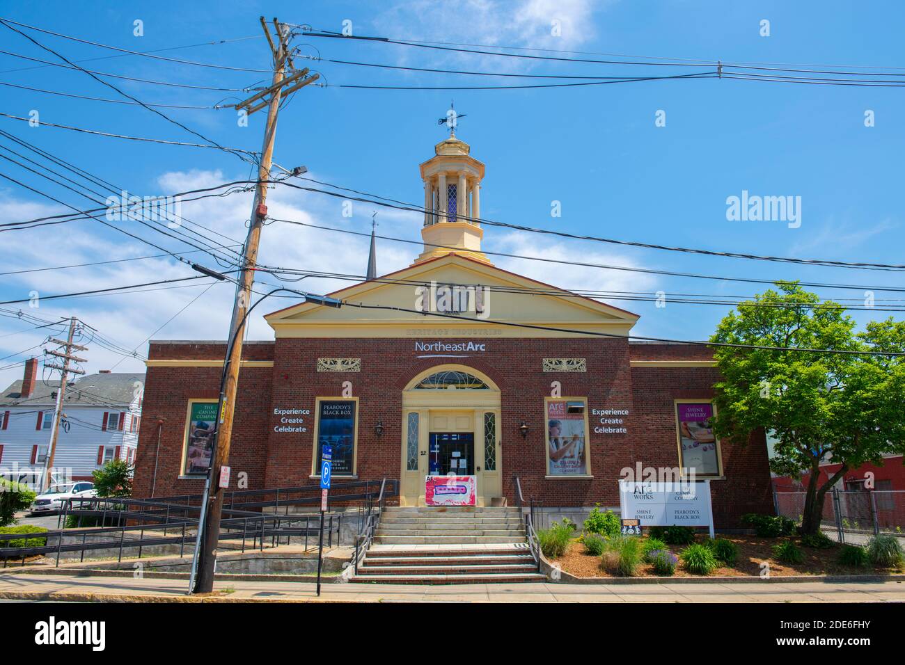 Historic commercial building at Foster Street in downtown Peabody ...
