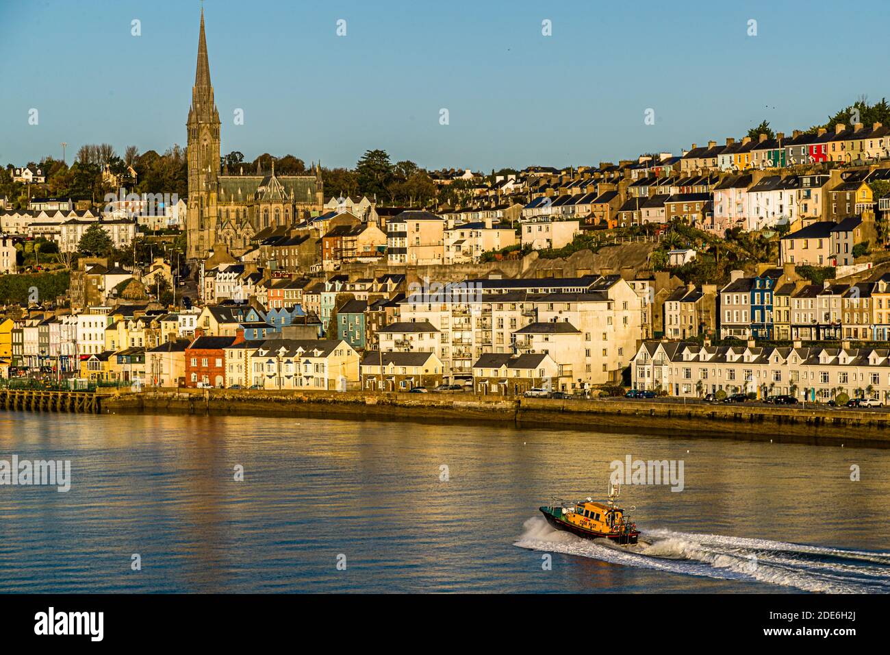 Harbor view of Cork in Ireland Stock Photo - Alamy