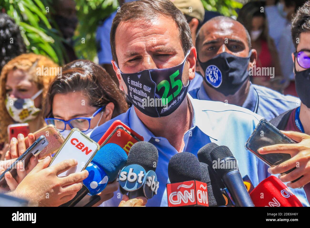 November 29, 2020: BRAZIL, RIO DE JANEIRO. MAYOR ELECTION 2020 The ...