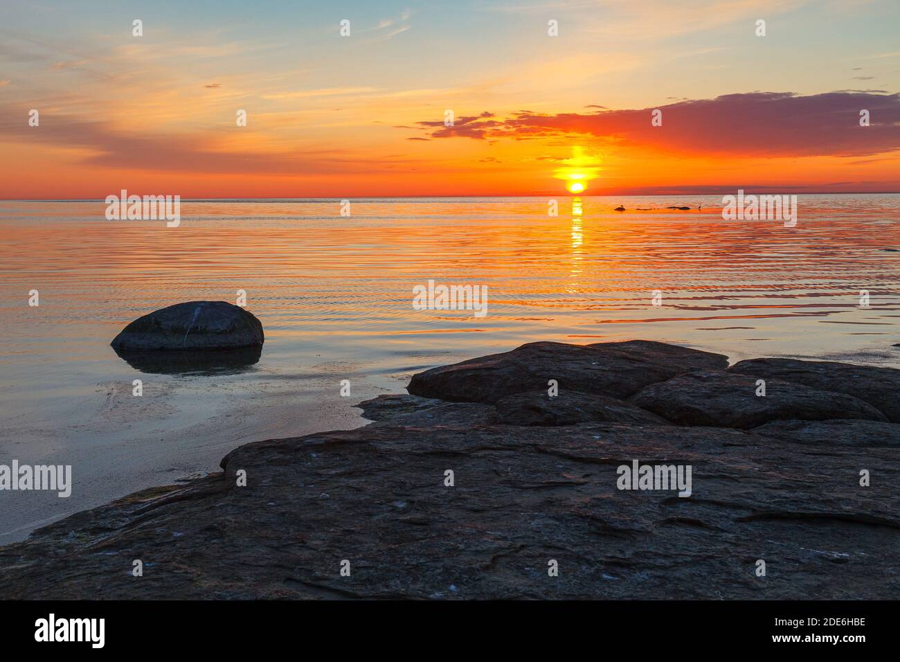 Under the colorfull sunset hi-res stock photography and images - Alamy