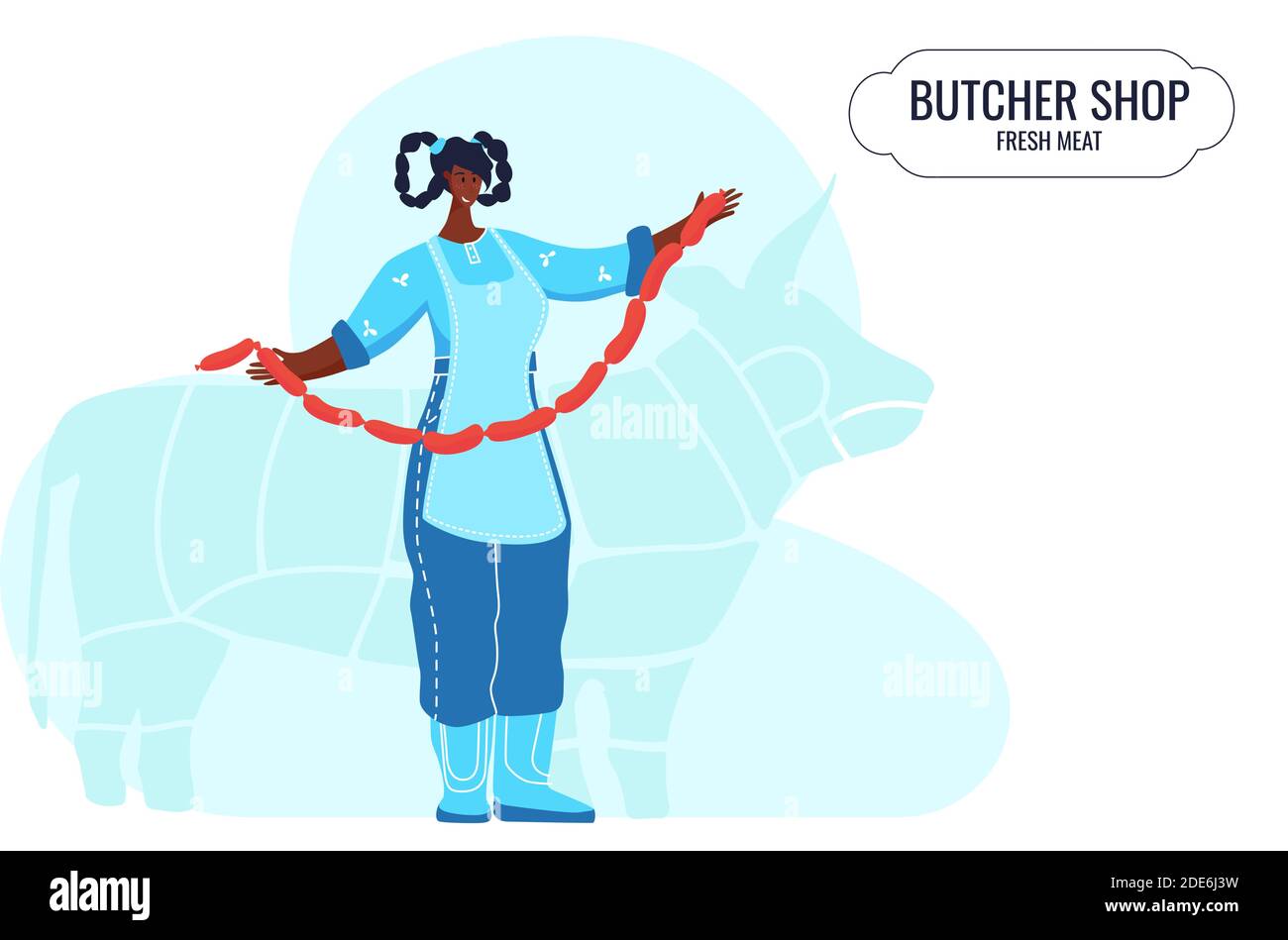 Female african american cook Stock Vector Images - Alamy