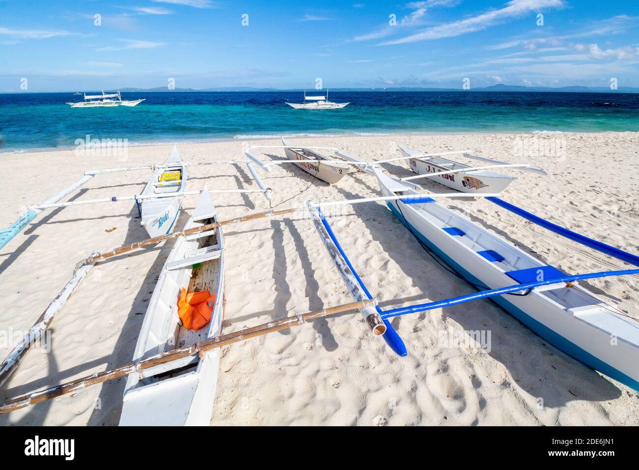 White sand beach in Bohol, Philippines Stock Photo - Alamy