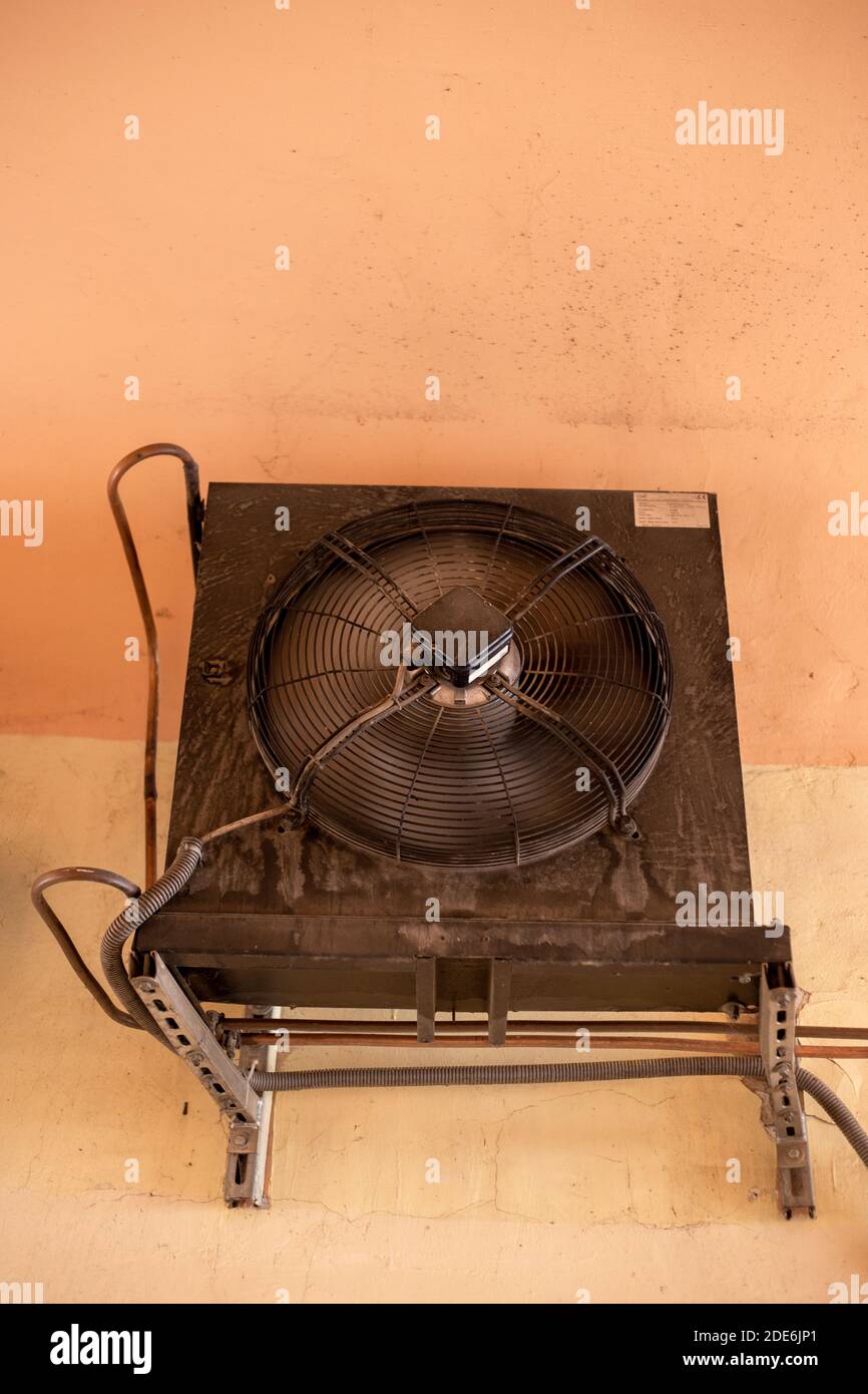 Old rusted industrial fan hi-res stock photography and images - Alamy