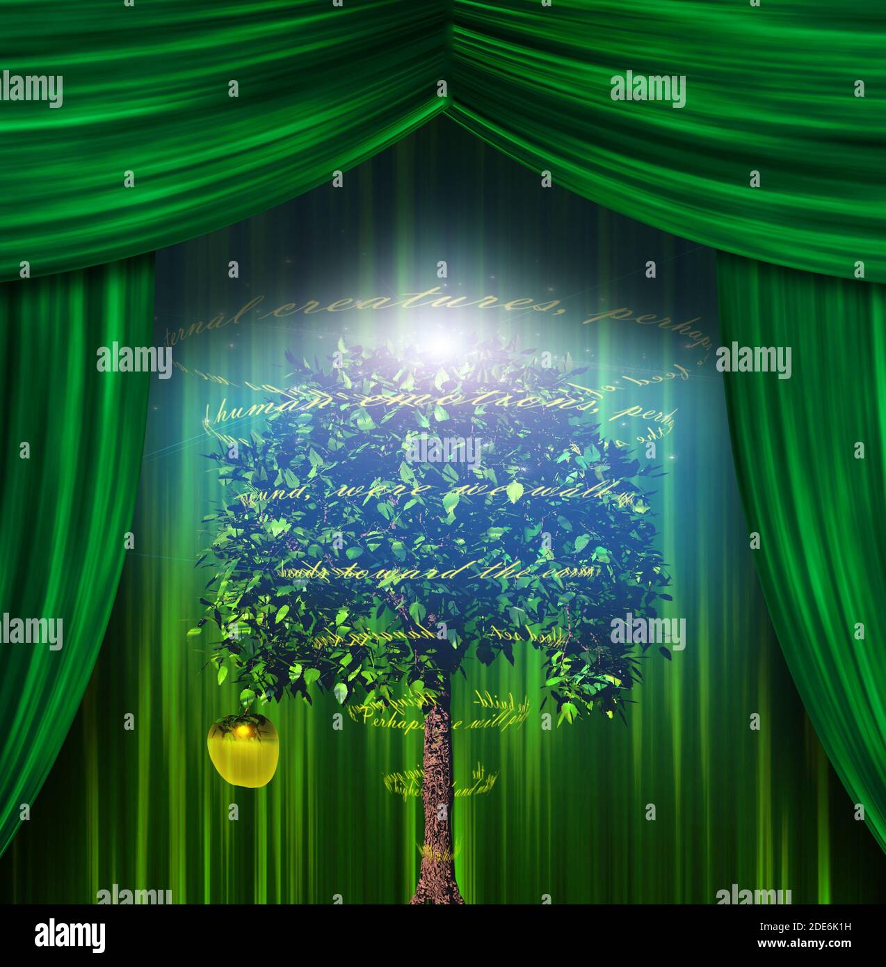 Tree of knowledge. 3D rendering Stock Photo - Alamy