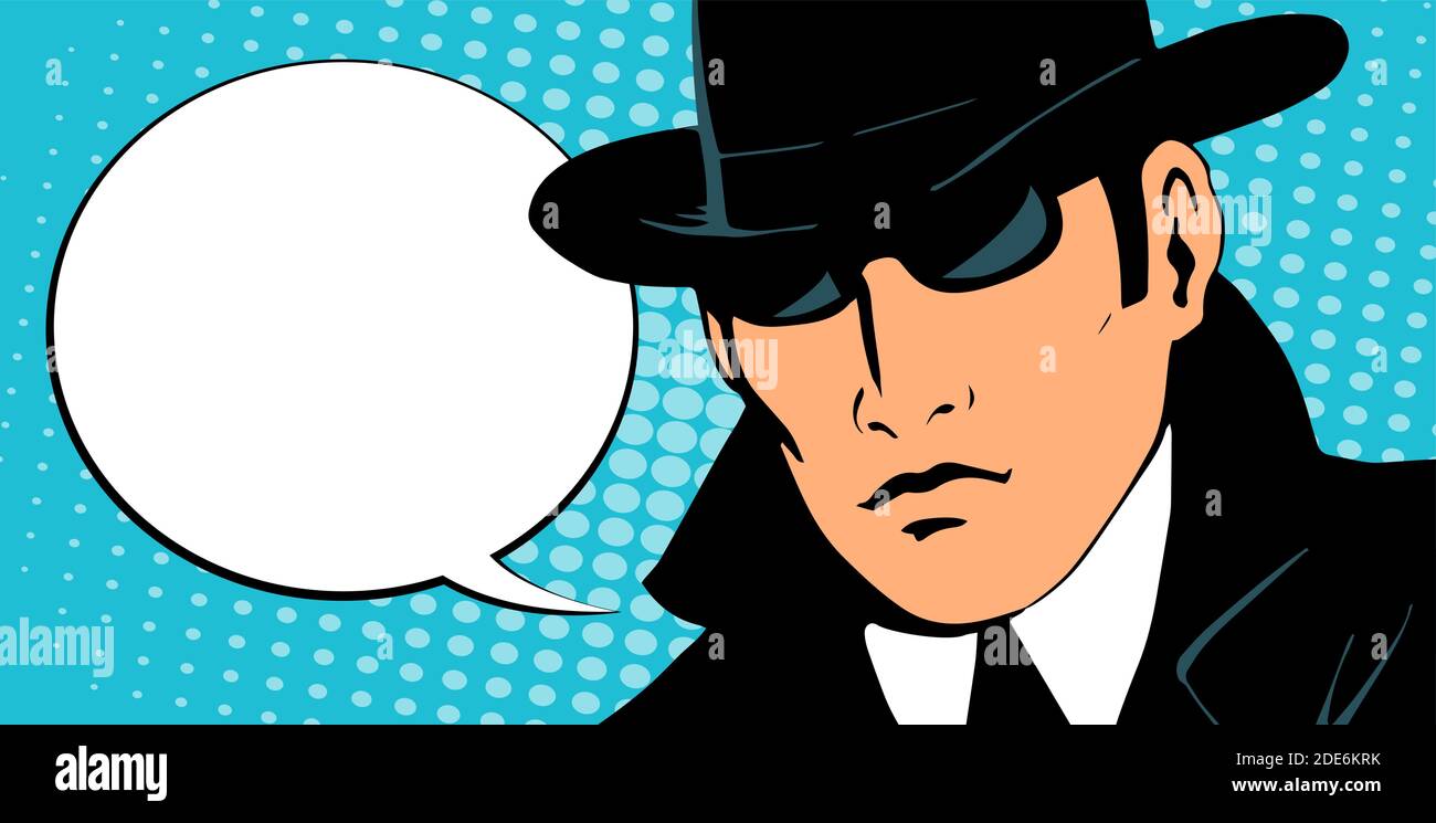 Mystery pop art retro style Stock Vector Images - Alamy