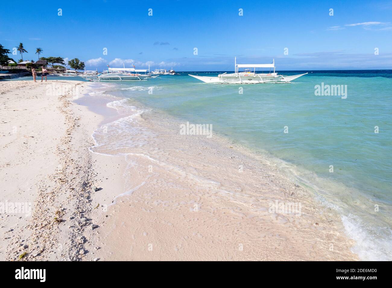 White sand beach in Bohol, Philippines Stock Photo - Alamy