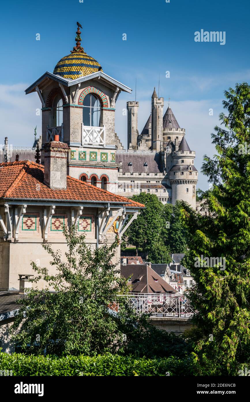Pierrefonds Castle, France, Europe Stock Photo - Alamy