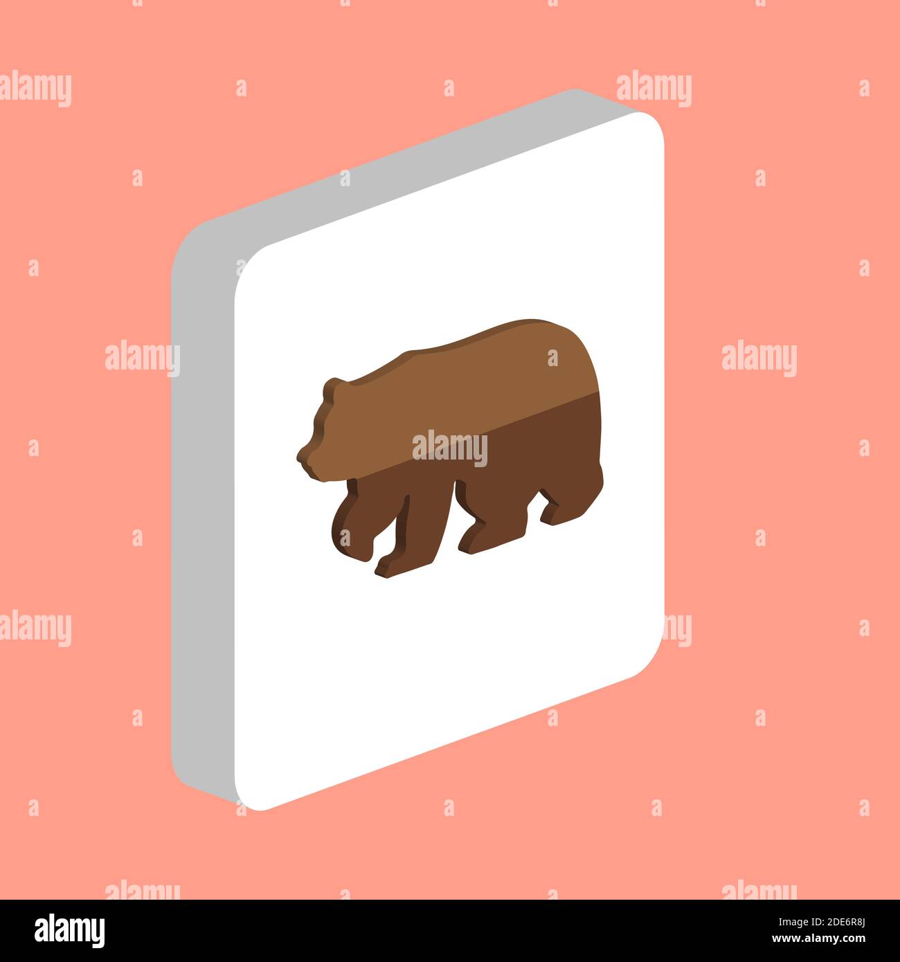 Canada forest grizzly bear Stock Vector Images - Alamy