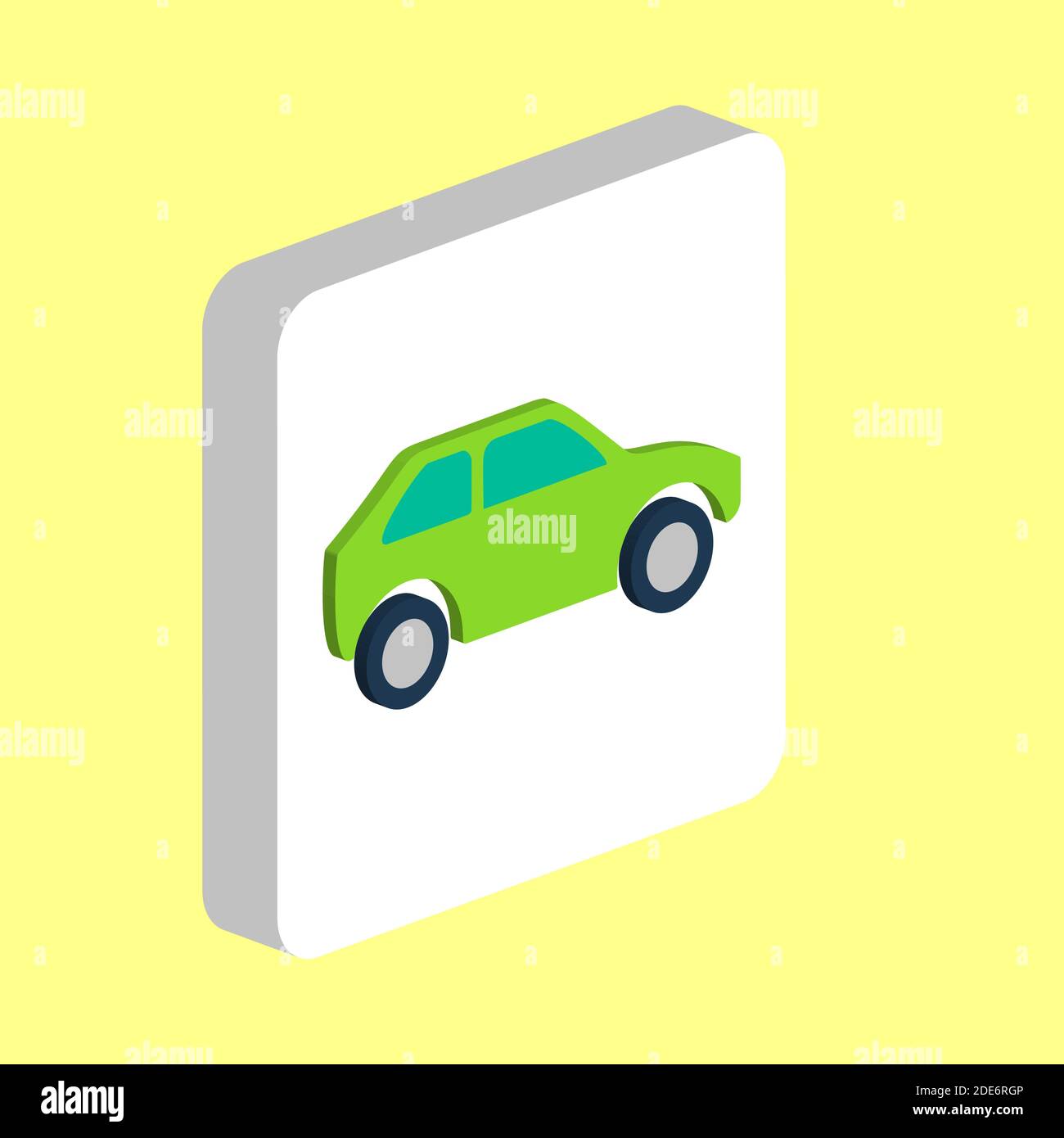 Car Simple vector icon. Illustration symbol design template for web ...
