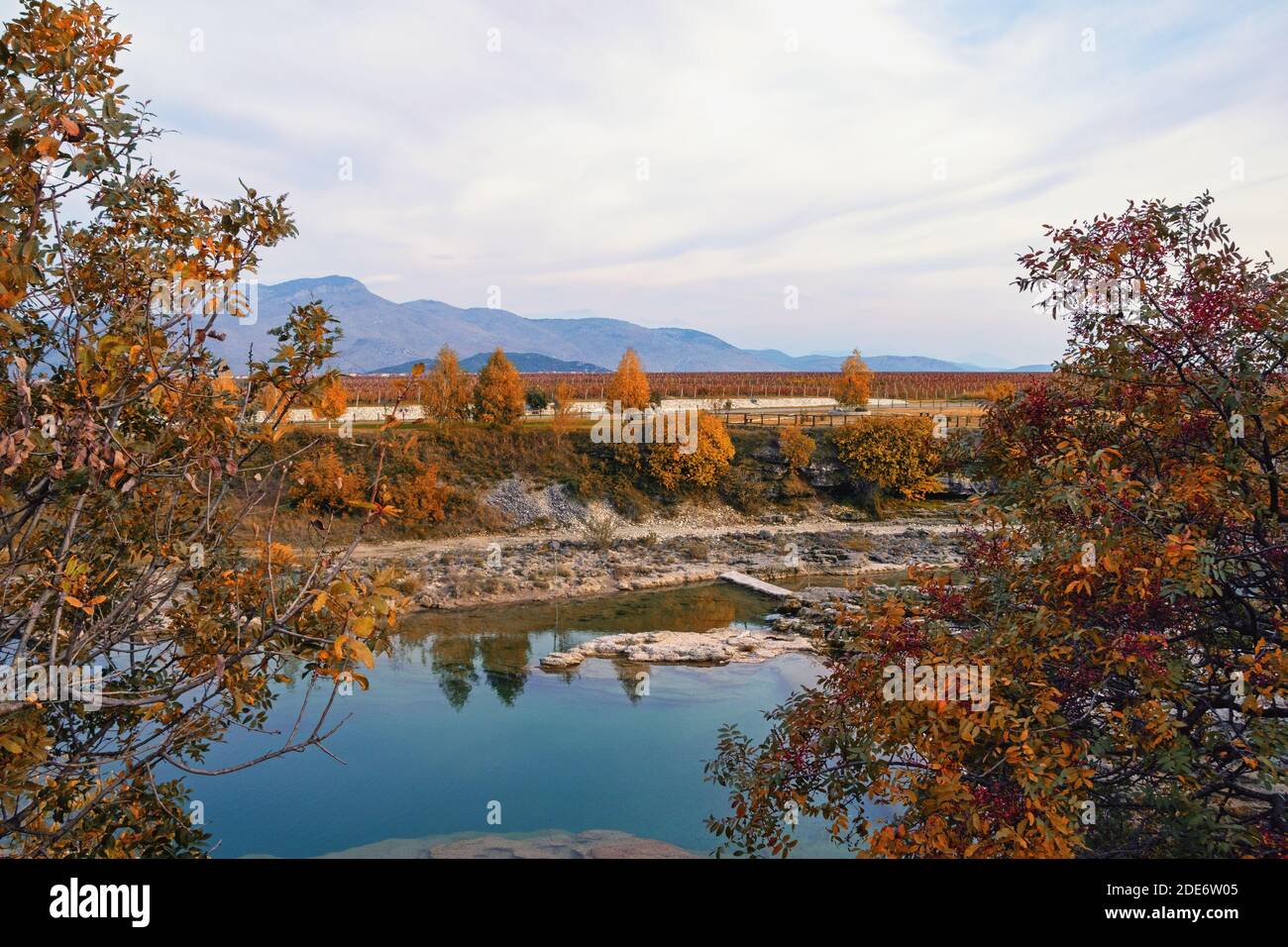 Cijevna river waterfall hi-res stock photography and images - Alamy
