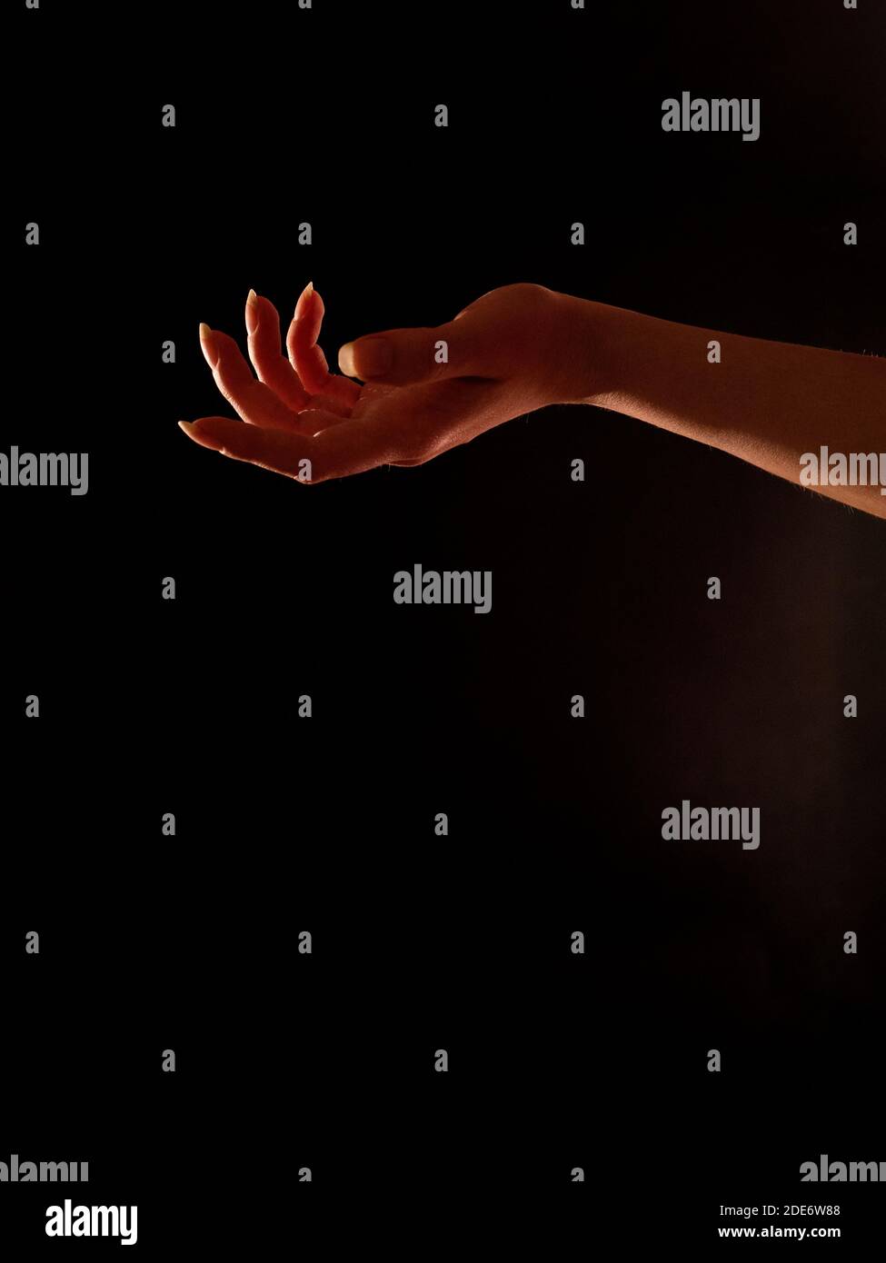 Hand turned up hi-res stock photography and images - Alamy