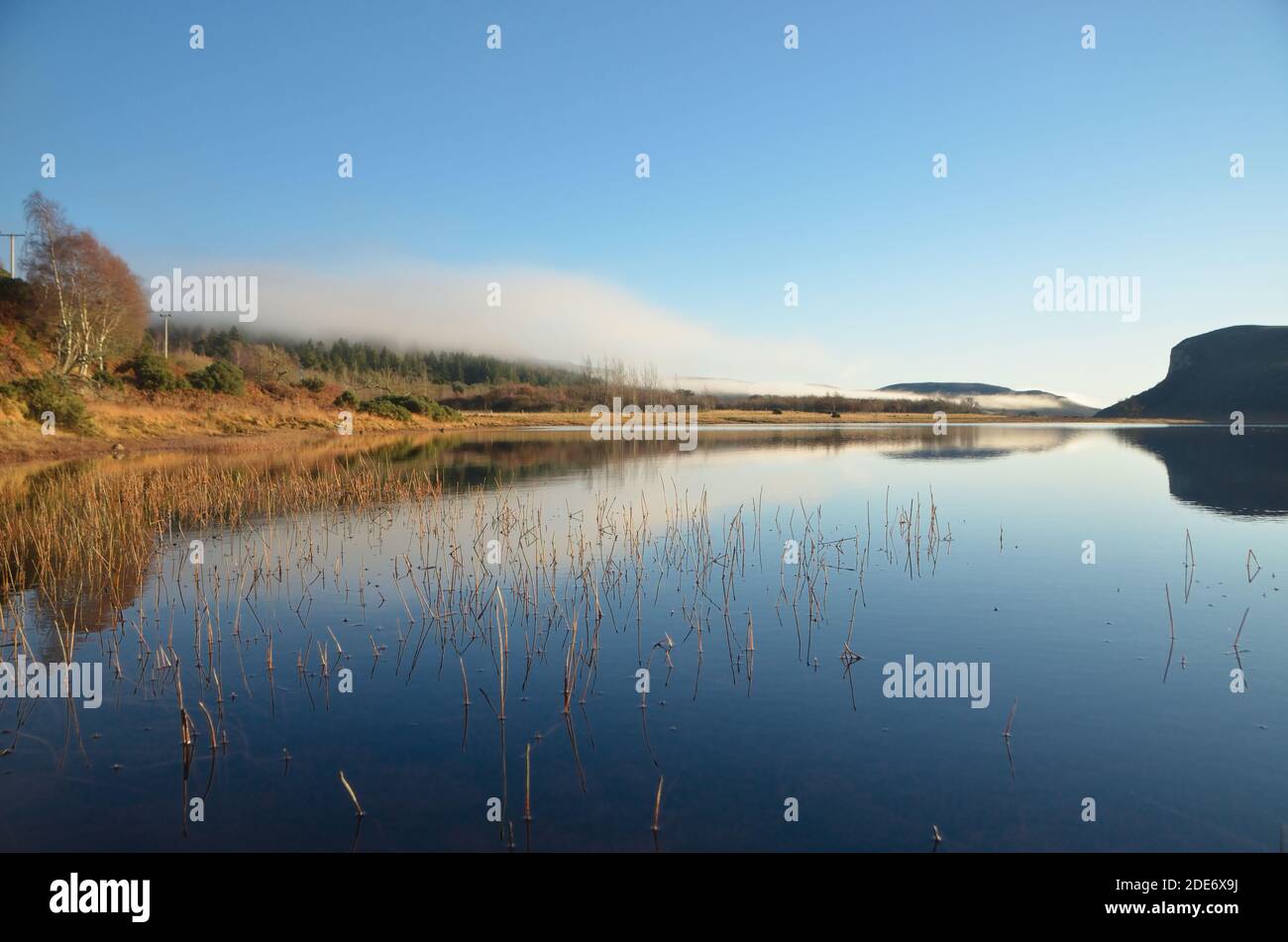 Loch Brora in the Scottish Highlands, UK Stock Photo - Alamy