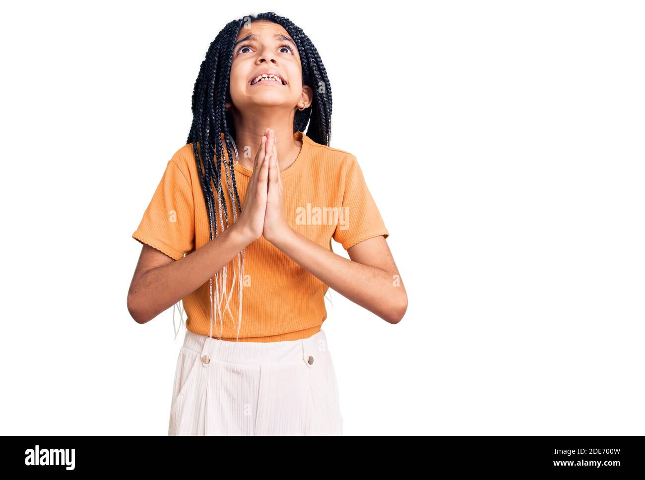 Desperate kid asking help hi-res stock photography and images - Alamy