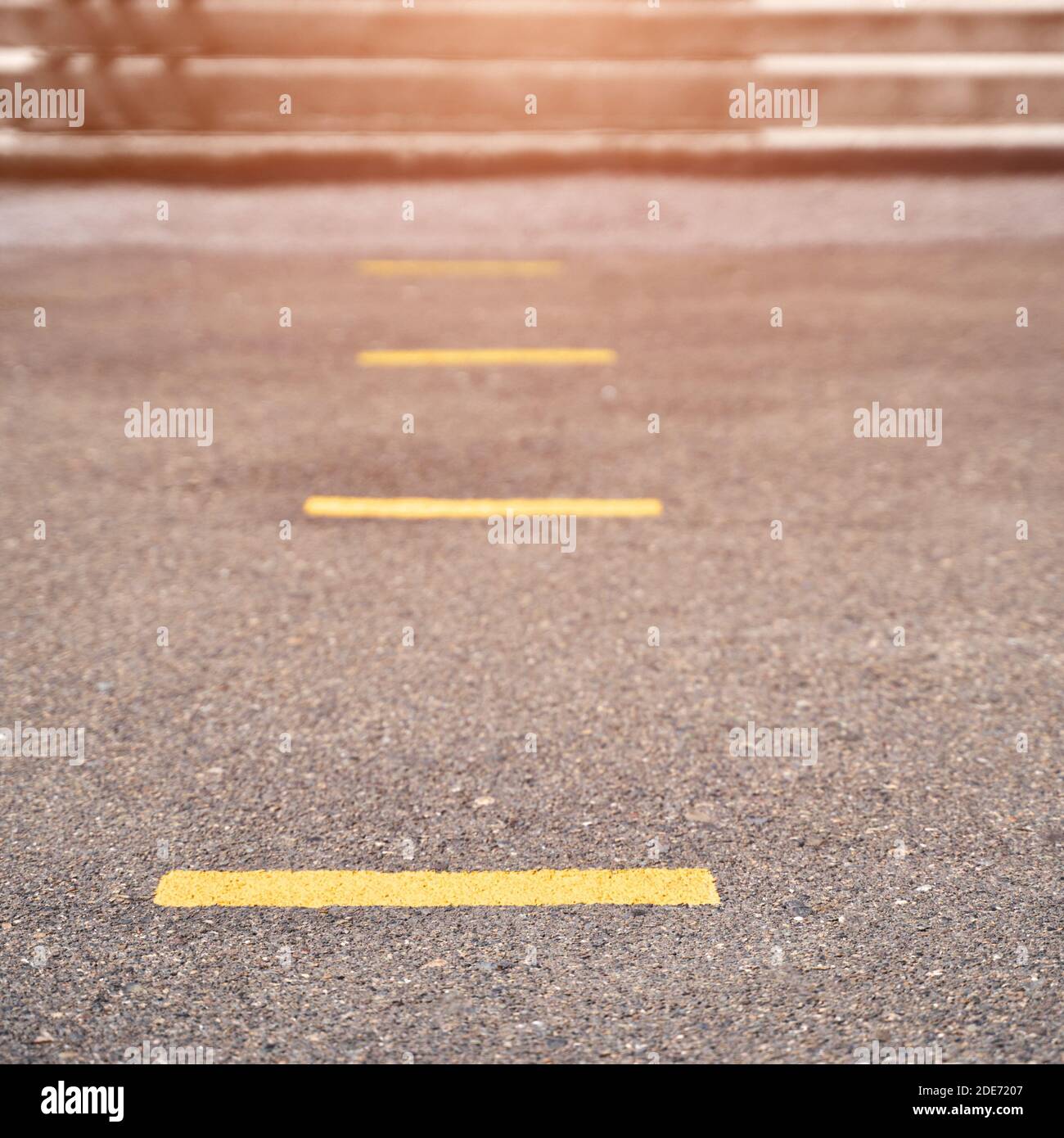 Social distance concept. Keep near yellow line. School pandemic ...