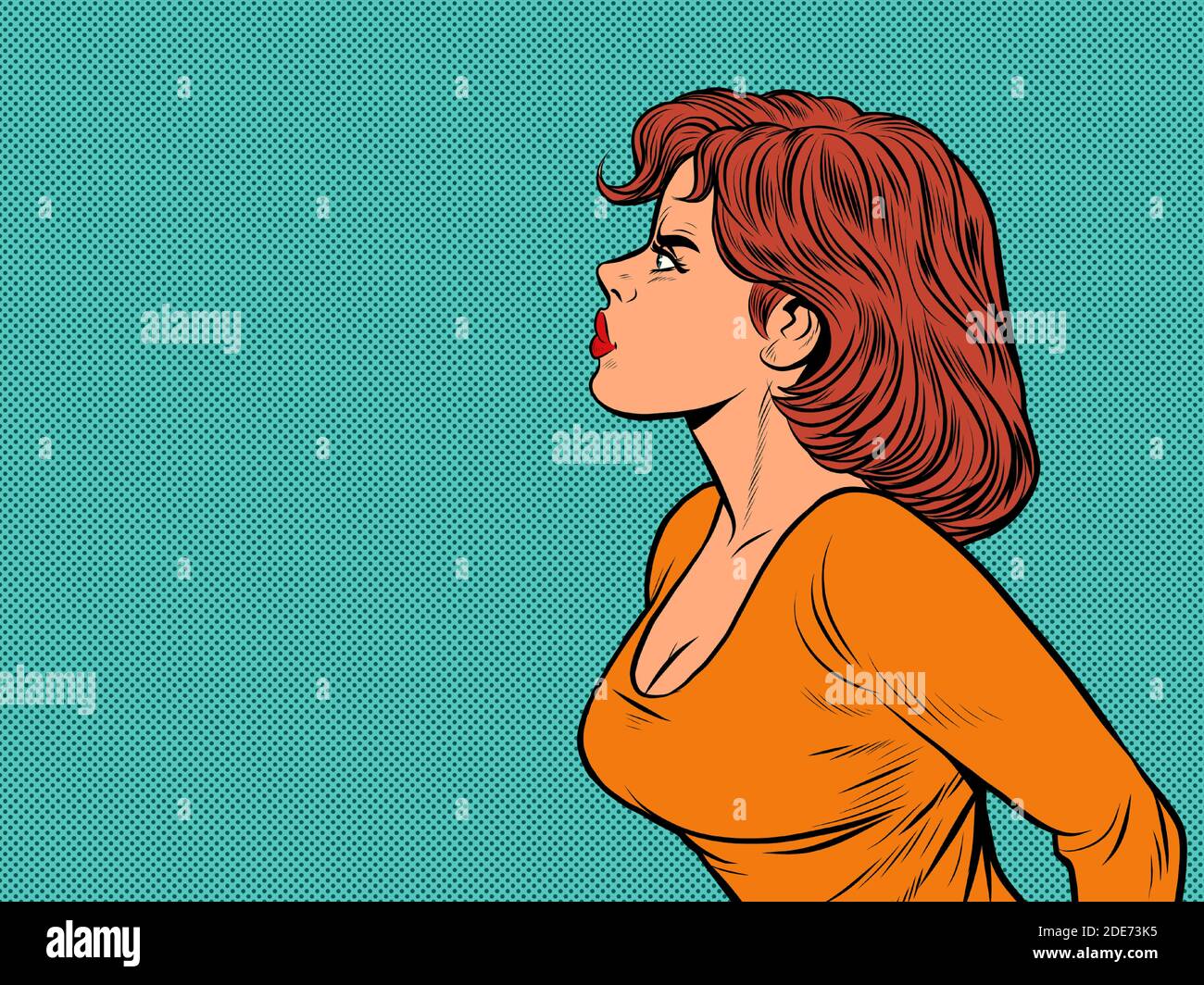 Cartoon annoyed woman hi-res stock photography and images - Alamy