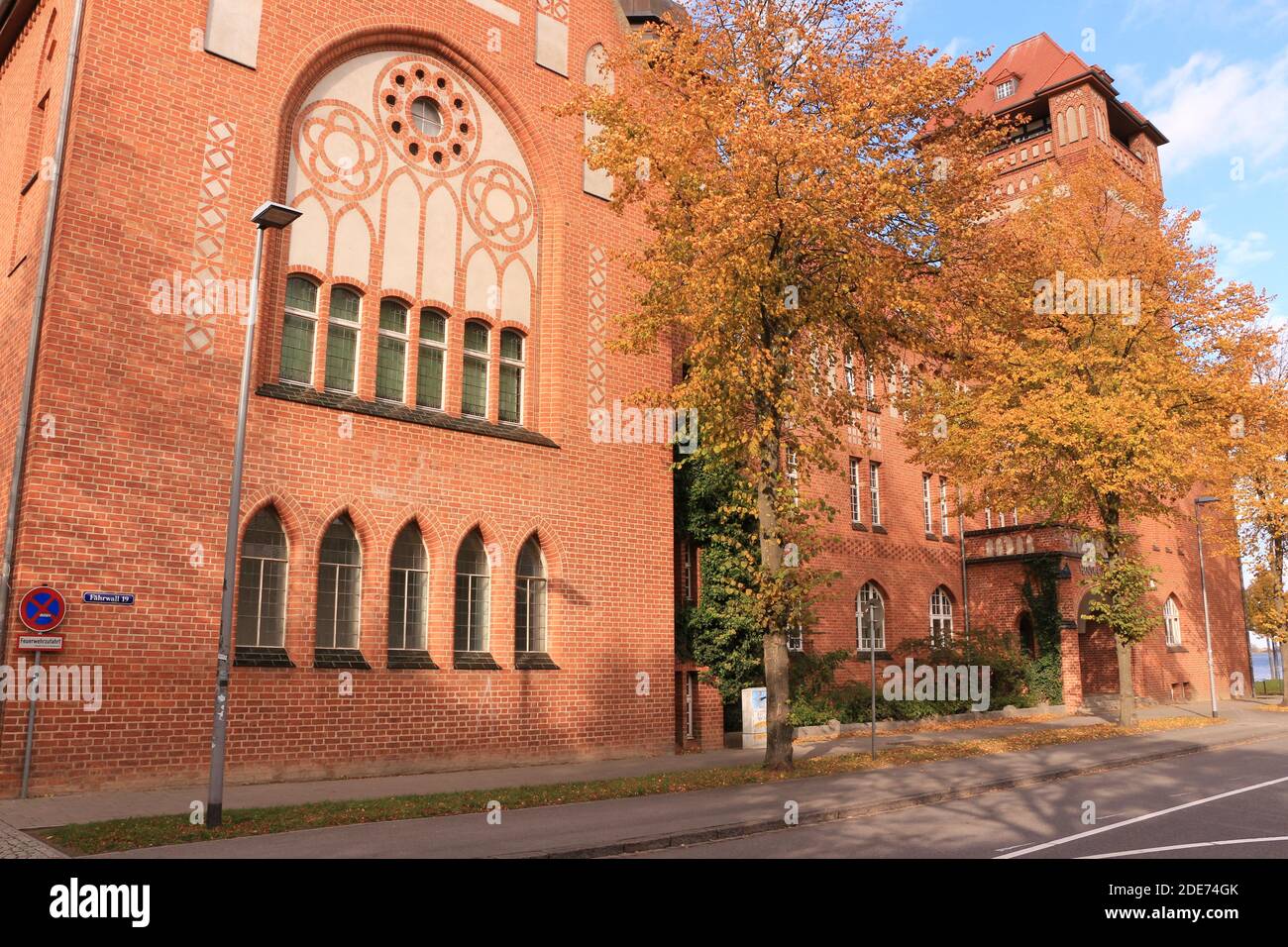 Historische Gebäude im Zentrum von Stralsund in Mecklenburg-Vorpommern ...