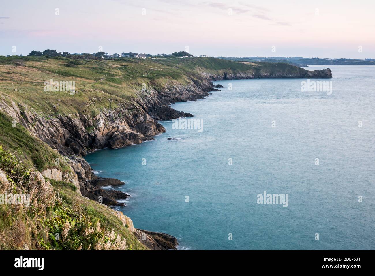 Coastline of the Britany, France, Europe Stock Photo - Alamy