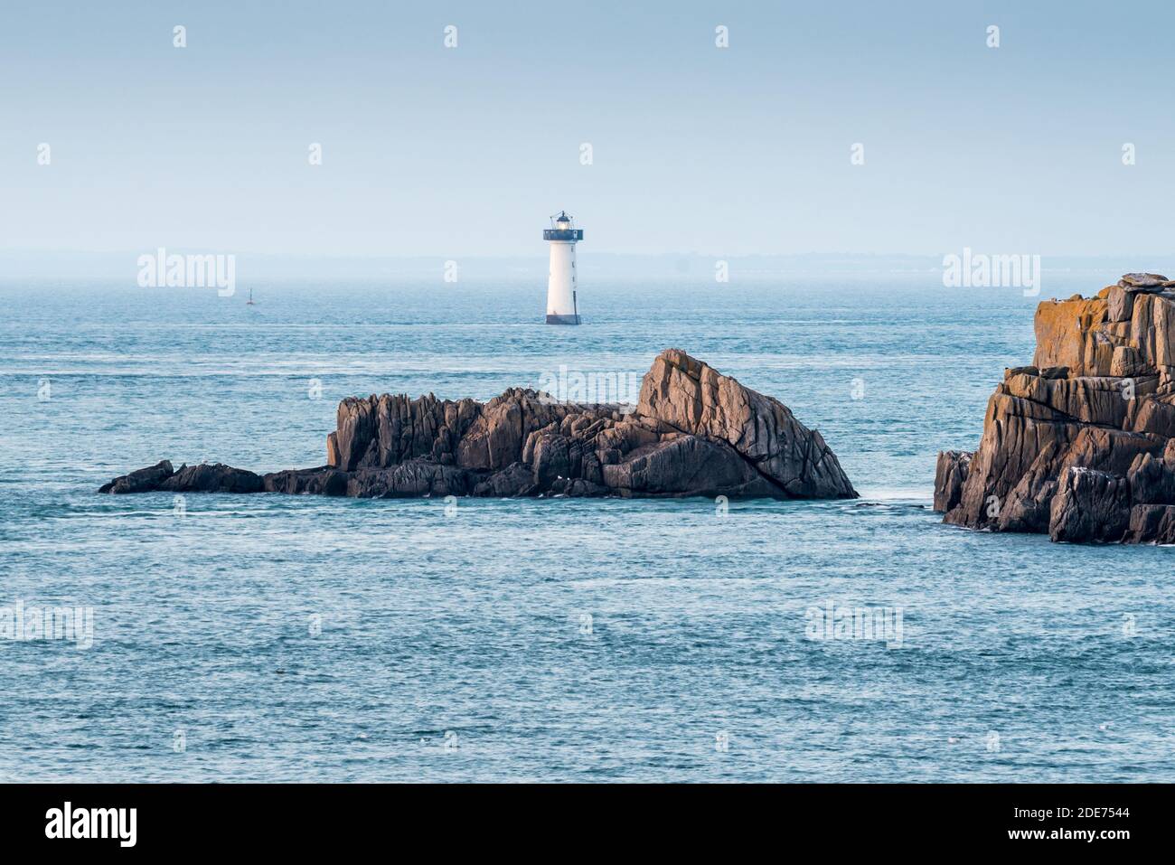 Coastline of the Britany, France, Europe Stock Photo - Alamy