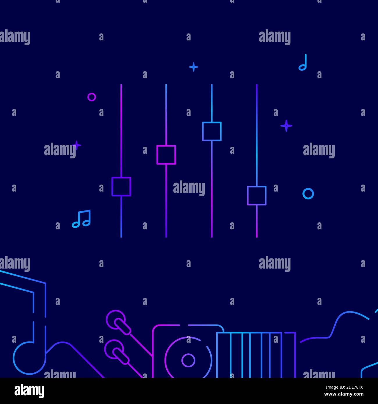 Sliders vector vectors hi-res stock photography and images - Alamy