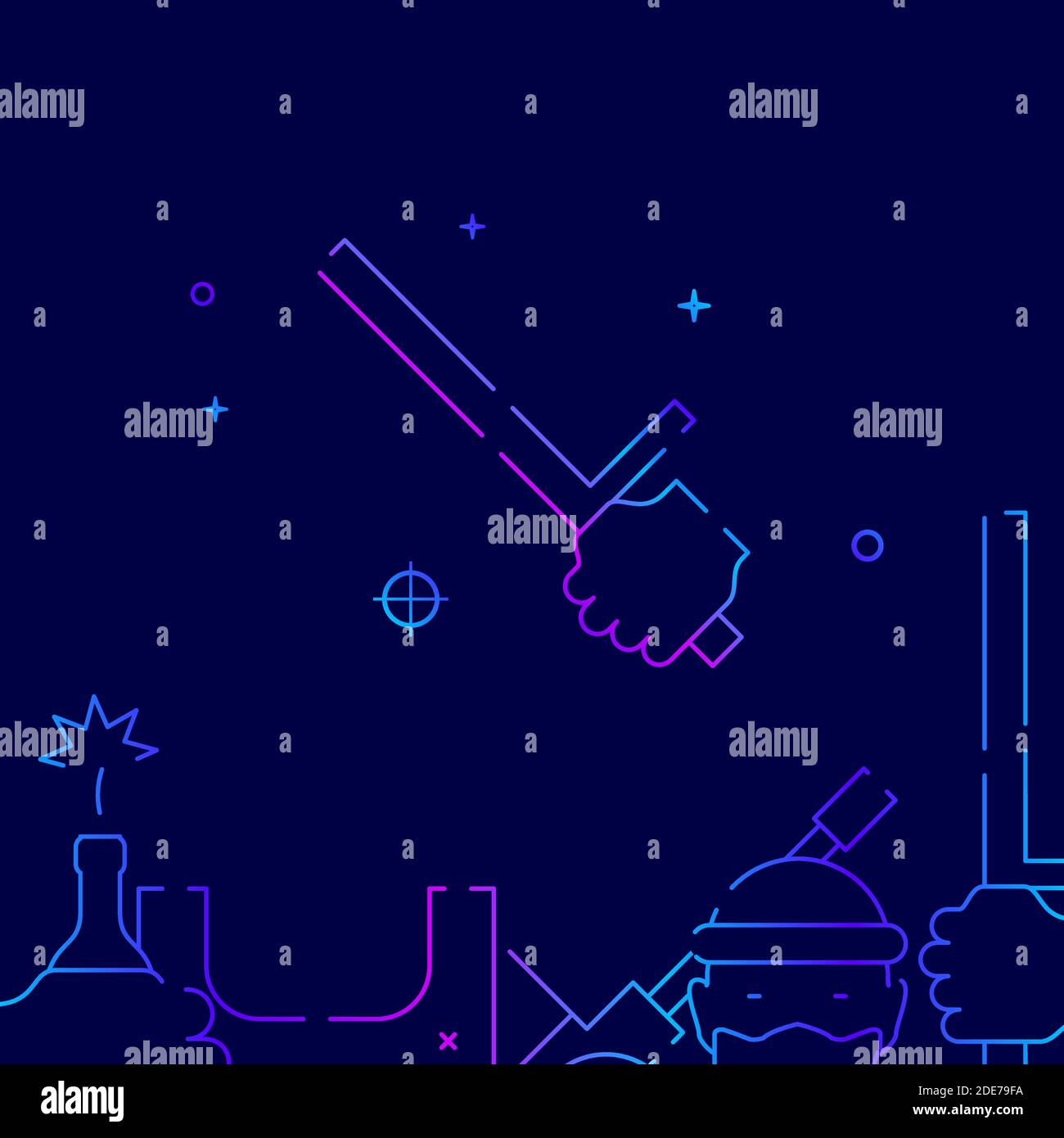 Blue baton Stock Vector Images - Alamy