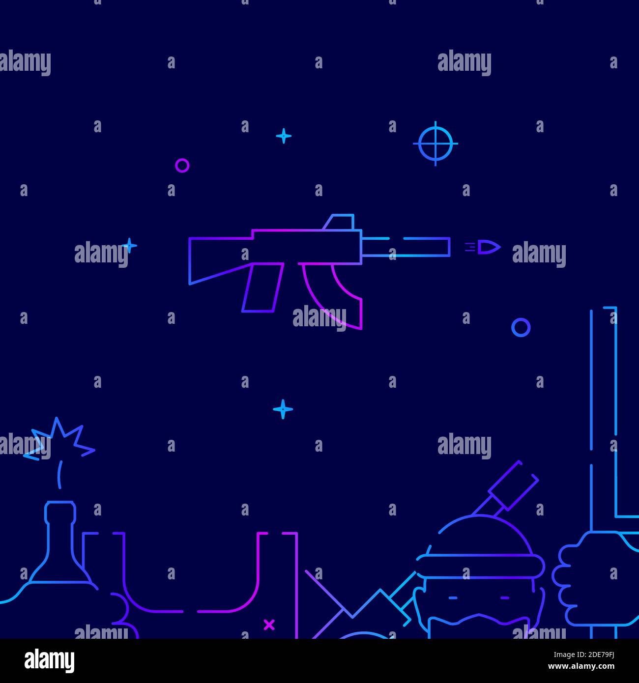 Kalashnikov Stock Vector Images - Alamy