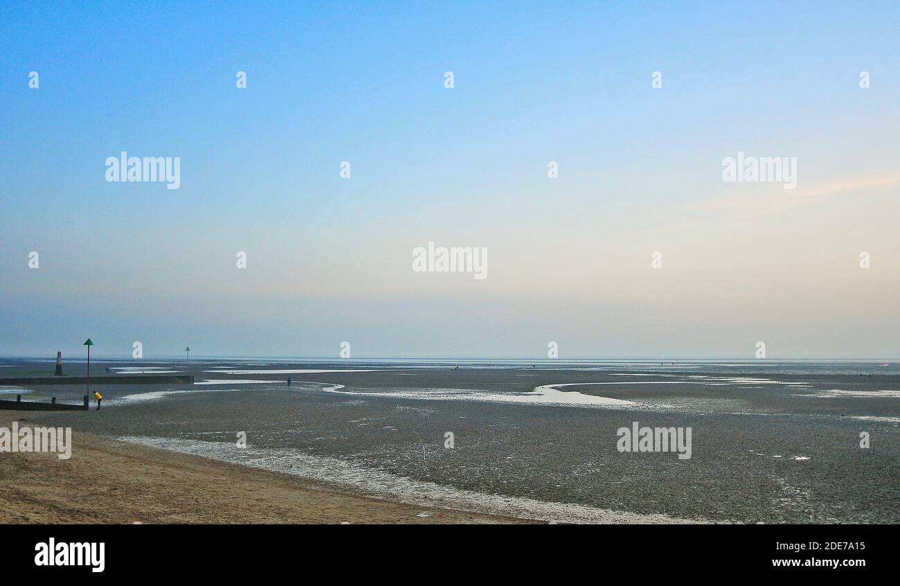 Sea front with low tide Stock Photo - Alamy