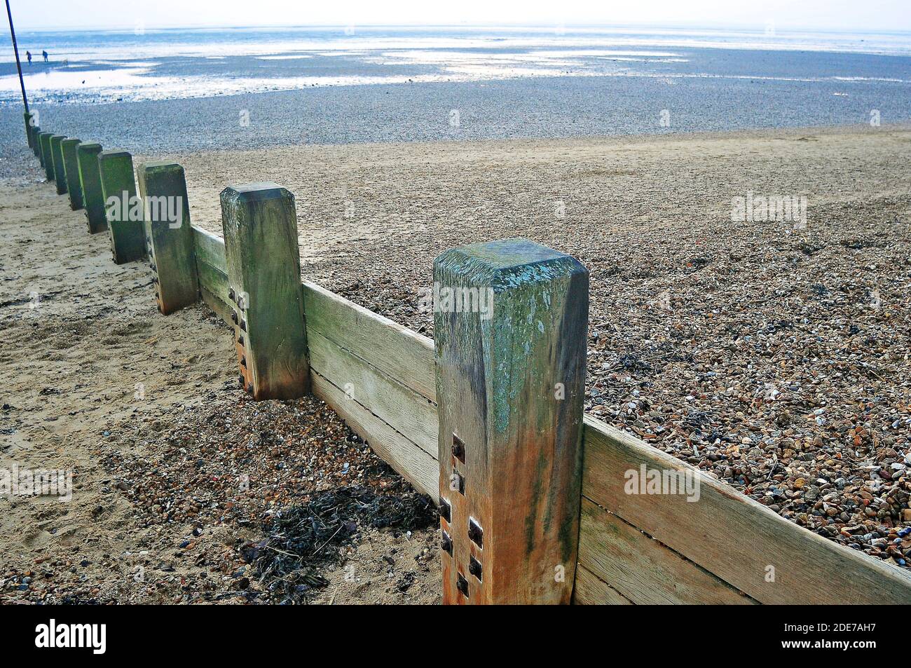 Wooden groynes autumn hi-res stock photography and images - Alamy