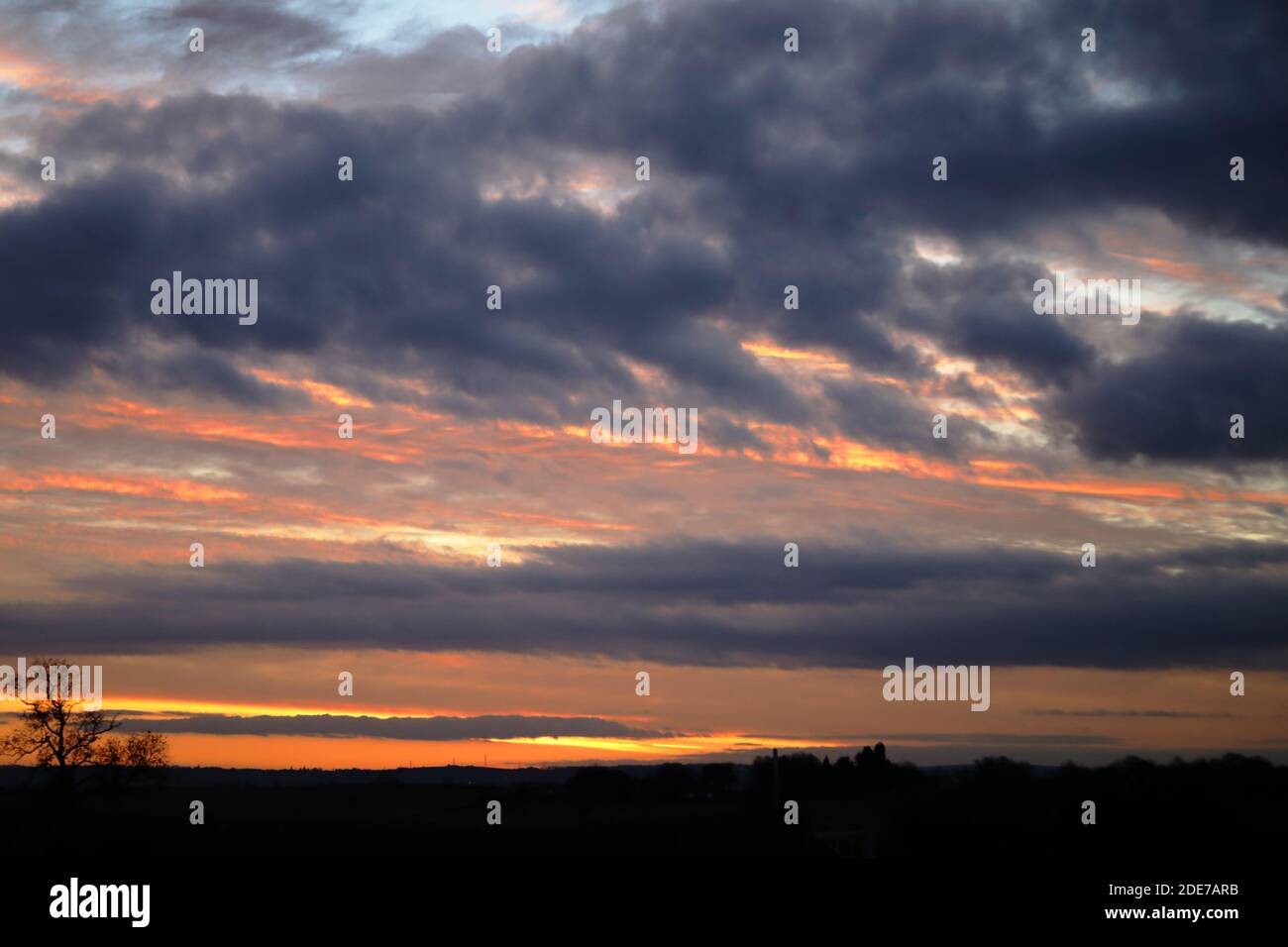 November sunset hi-res stock photography and images - Alamy