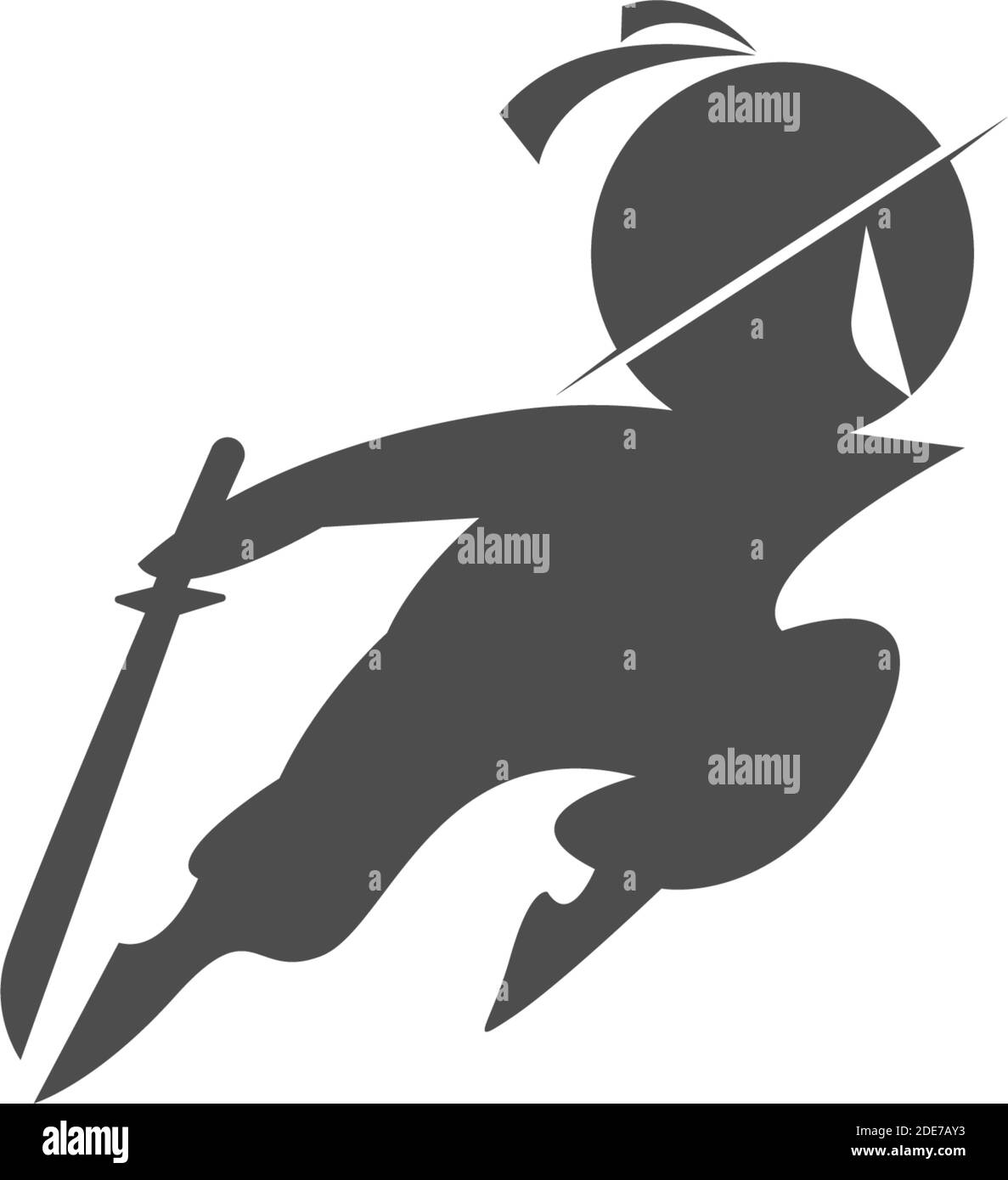 Ninja icon logo vector template Stock Vector Image & Art - Alamy