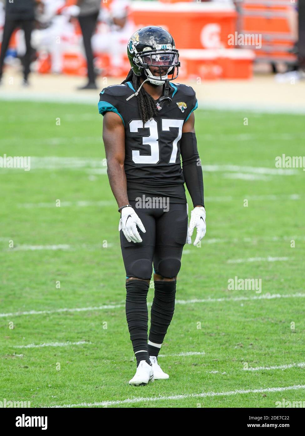 Jacksonville, FL, USA. 29th Nov, 2020. Jacksonville Jaguars cornerback ...