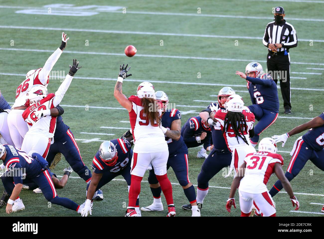 Gillette Stadium. 29th Nov, 2020. MA, USA; New England Patriots kicker ...