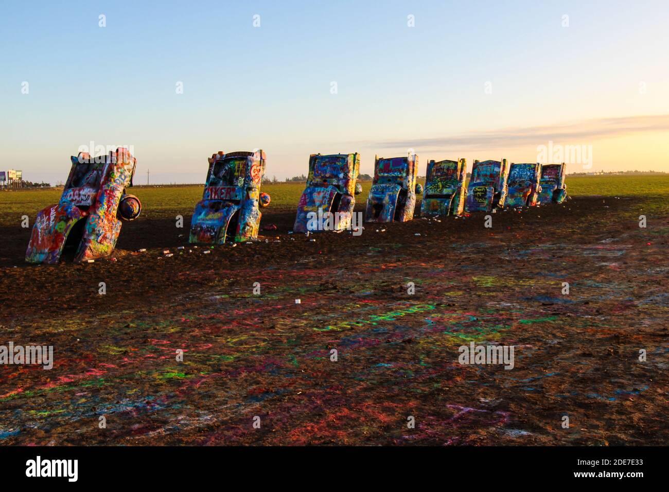 Cadillac Ranch in Texas Stock Photo - Alamy