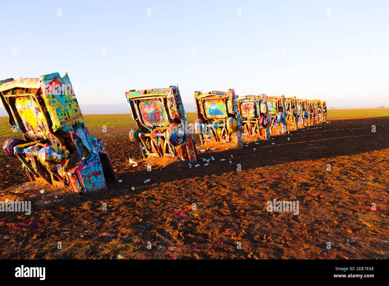 Cadillac Ranch in Texas Stock Photo - Alamy