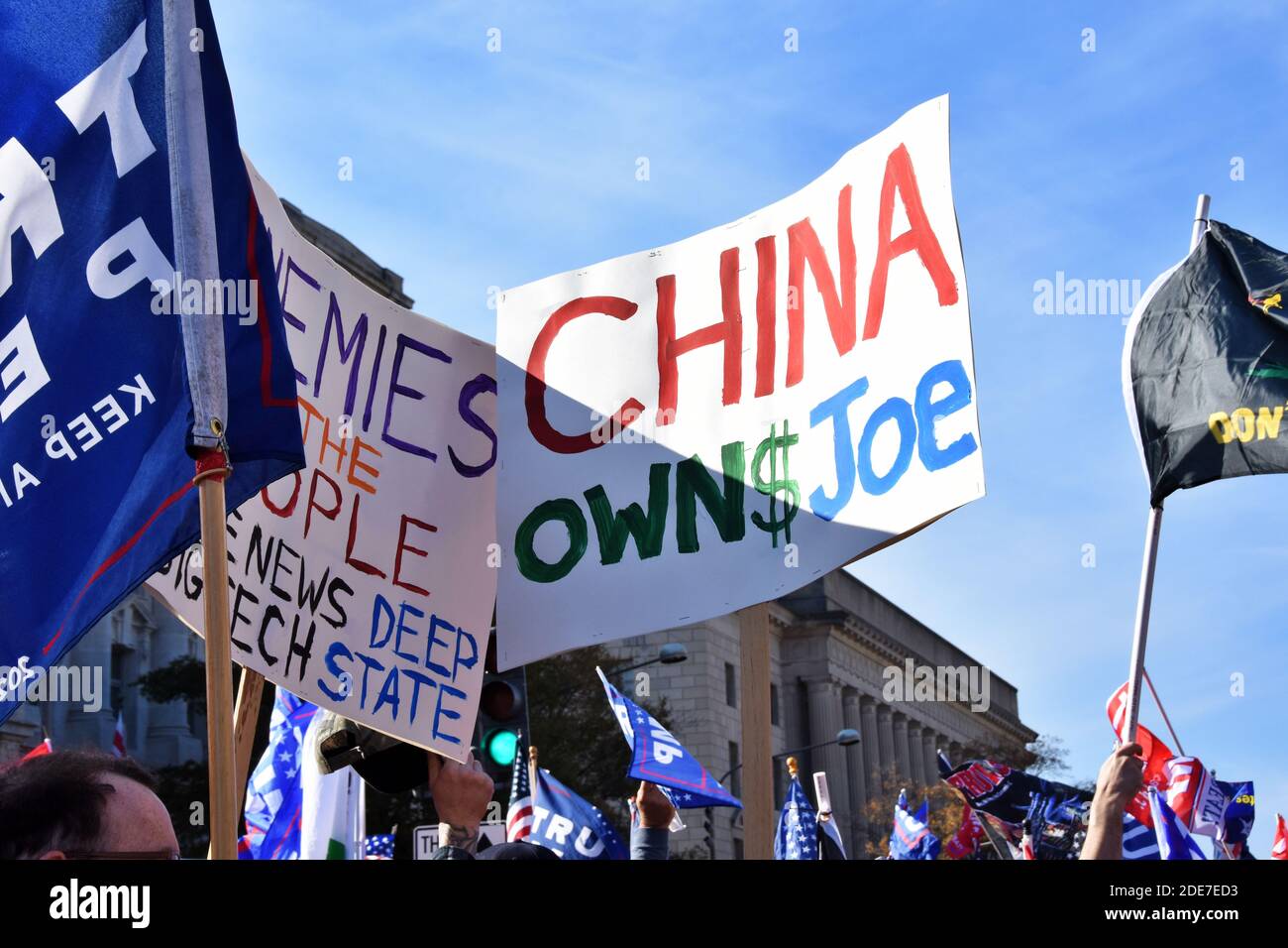 Washington DC, USA. November 14, 2020. Million Maga March 2020 ...