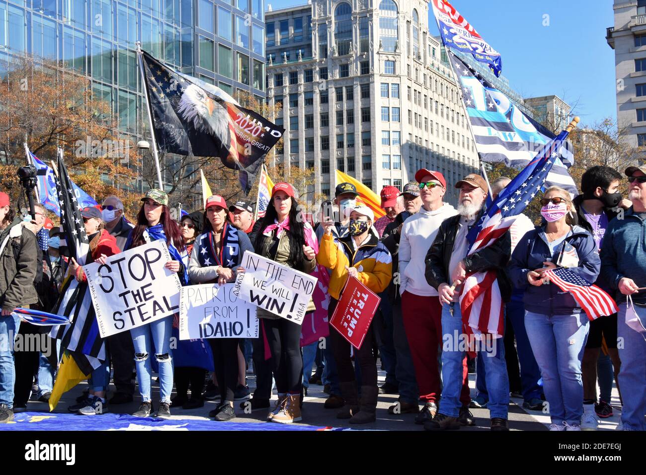 American election flags hi-res stock photography and images - Alamy