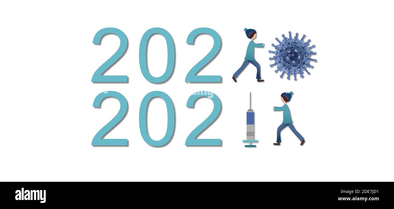 Happy New Year 2021. 2020 - the year of Covid-19, 2021 - the year of ...