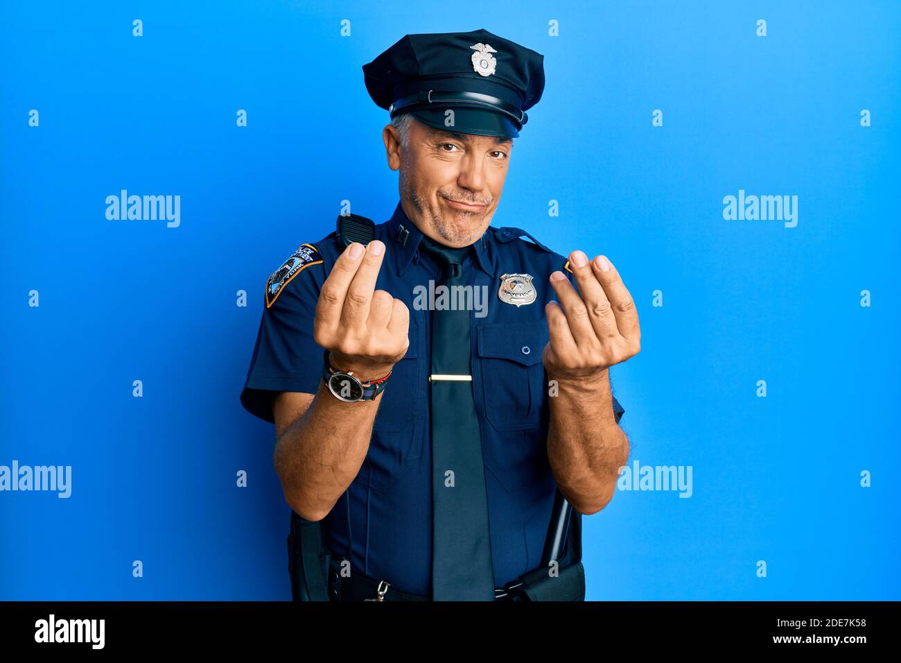 Handsome italian policeman hi-res stock photography and images - Alamy