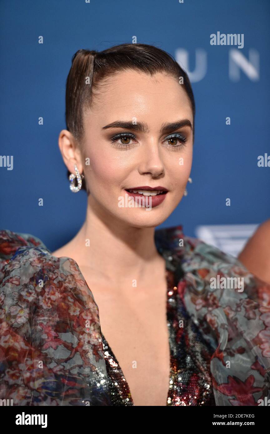 Lily Collins attends Michael Muller's HEAVEN, presented by The Art of ...