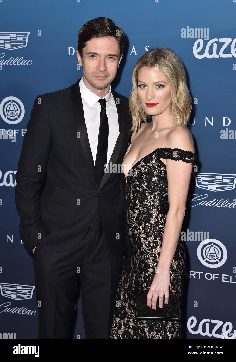 Topher Grace, Ashley Hinshaw attend Michael Muller's HEAVEN, presented ...