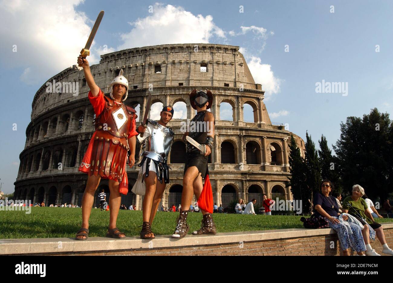 Roman Coliseum Gladiators