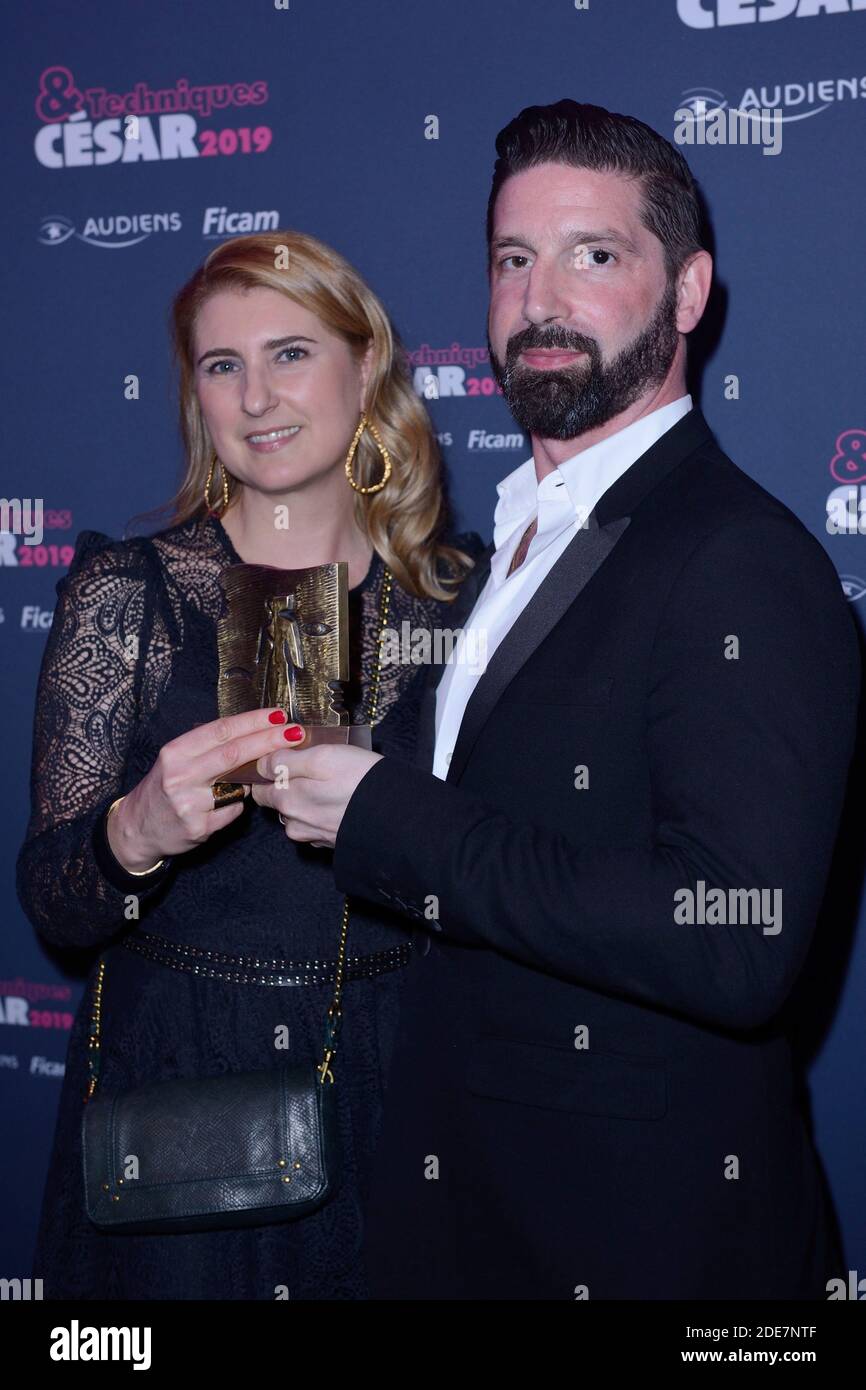 Sophie Frilley and David Frilley attending the Cesar et Techniques 2019 ...