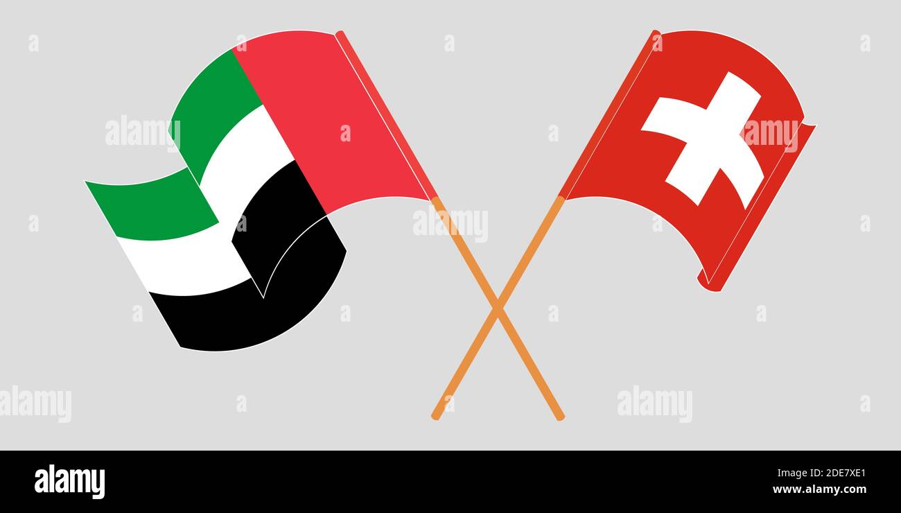 Switzerland united arab emirates flag Stock Vector Images - Alamy