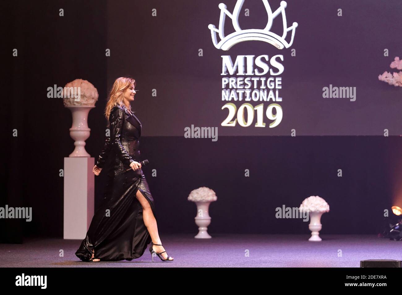 Exclusif - Ingrid Chauvin lors de l’election de Miss Excellence France ...