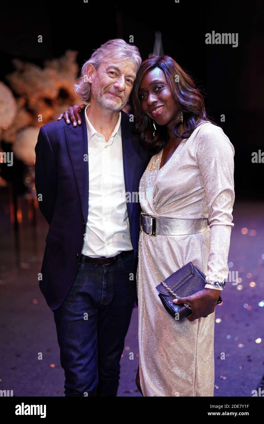 Exclusif - Gilles Verdez et Fatou lors de l’election de Miss Excellence ...